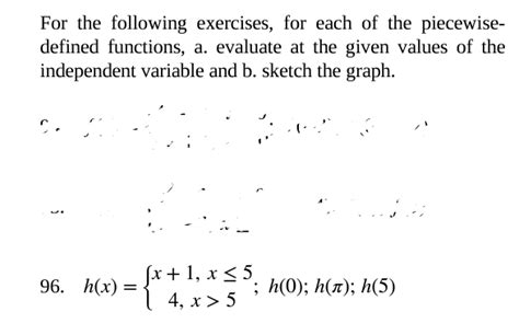Solved For The Following Exercises For Each Of The Chegg