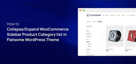 How To Expand Woocommerce Collapsing Categories List In Flatsome Theme