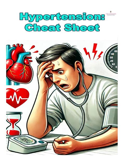 Hypertension Cheat Sheet Etsy