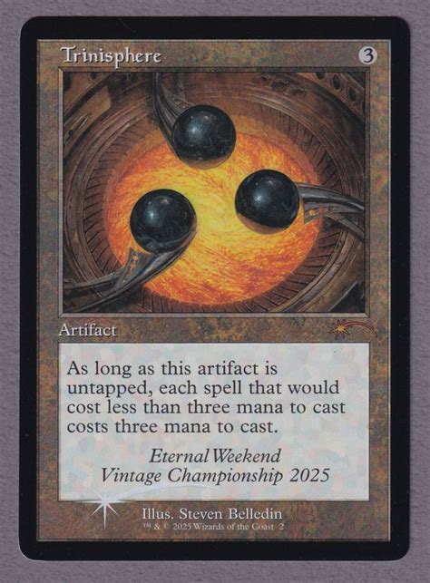 【委託商品】【foil】《三なる宝球trinisphere》eternal Weekend 流星マーク 茶 Nm 日本最大級