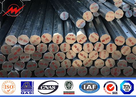 30ft 35ft 500kg Load Philippines Transmission Pole Electric Pole Nea