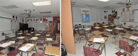 Photos Showing Classrooms Inside Building 12 Including The Rooms With