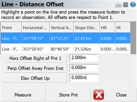 Line Distance Offset