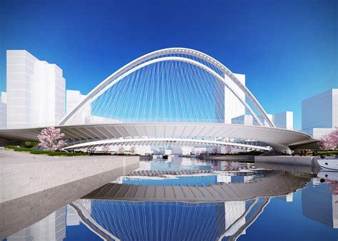 Santiago Calatrava Unveils Three Bridge Designs For Huashan