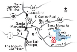 Mapa De Santa Margarita California