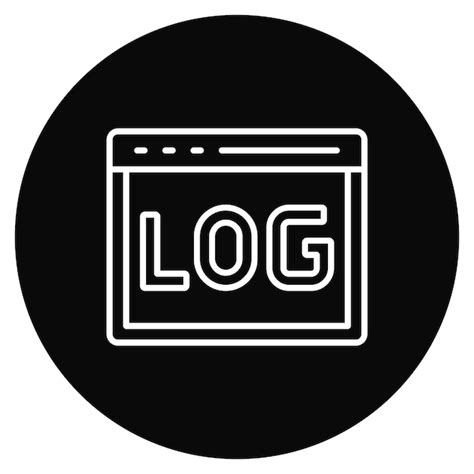 Premium Vector Log Icon Vector Image Can Be Used For Computer Science Premium Vector Log Icon Vector Image Can Be Used For Computer Science
