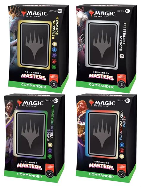 Magic The Gathering Commander Masters Decks Display 4 Německá Wizards