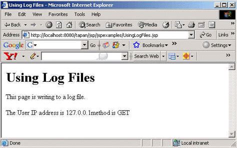 Using Log Files