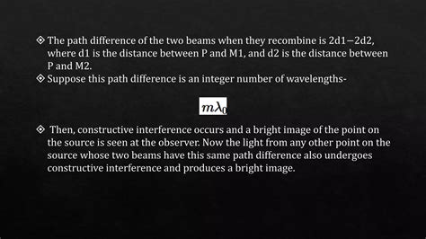 Michelson Interferometer And Its Applications Ppt