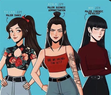 Mai Avatar Outfit Avatar The Last Airbender Fanart Modern Azula