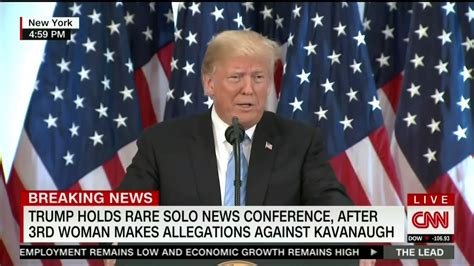 Live President Trump Holds A Rare News Conference Cnn Politics