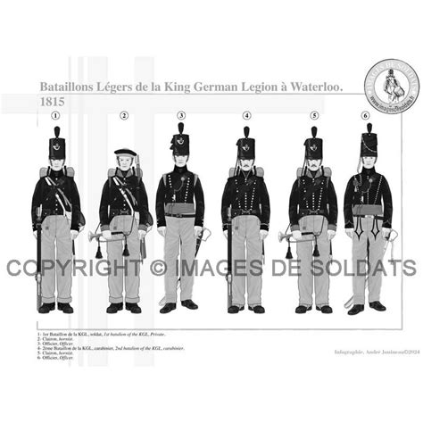 Light Battalions Of The King German Legion At Waterloo 1815