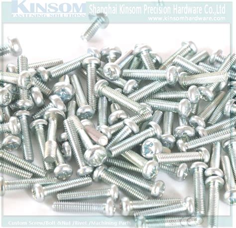 Tiny Small Machine Screws With M2 5 M3 2 6 Zinc Coating Steel Electronics Fasteners Machine