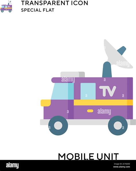Mobile Unit Vector Icon Flat Style Illustration Eps 10 Vector Stock Vector Image And Art Alamy