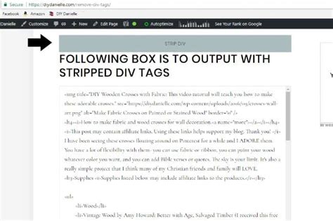 Remove DIV Tags From HTML With This Simple Web Tool DIY Danielle