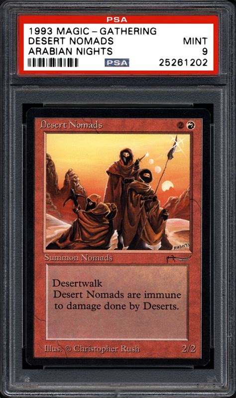 1993 Magic The Gathering Arabian Nights Desert Nomads Psa Cardfacts®