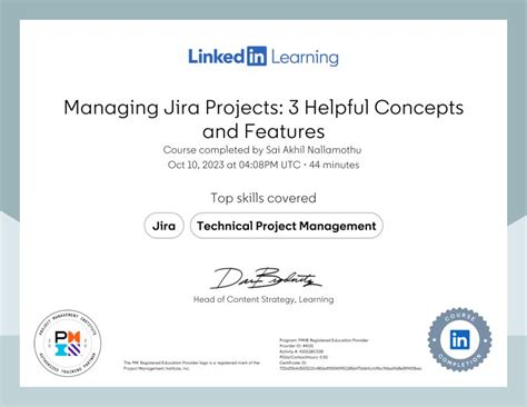 Sai Akhil Nallamothu On Linkedin Certificate Of Completion