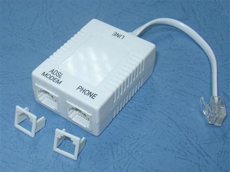 Dsl Filter Splitter Rj45 Telephone Accessories Fuxin Electronics