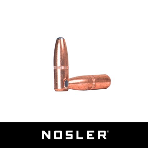Nosler 22 Cal 64gr Bonded Solid Base Bullets