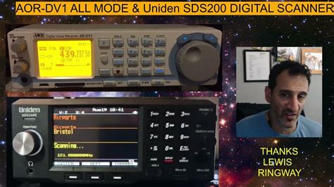 Aor Dv1 All Mode All Band Scanner And Uniden Sds200 Youtube