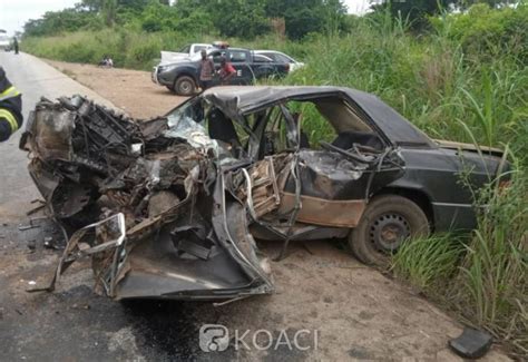 Côte d Ivoire Un mort dans un nouvel accident signalé sur la route de