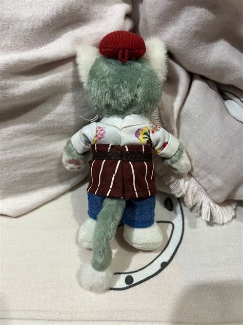 拆咗扣針東京迪士尼海洋 Toyko Disney Sea Duffy And Friend 達菲熊 Gelatoni畫家貓 公仔 甜品絕版