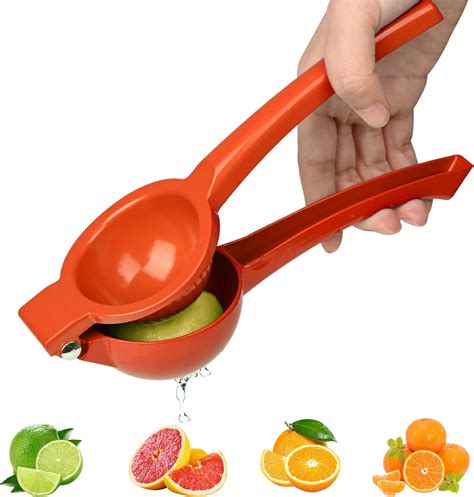 Manual Lemon Squeezers, Heavy Duty lemon juicer Handheld lemon squeezer Metal Lemon Orange Lime ...