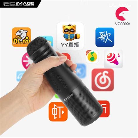 Yanmai Sf Omni Wireless Handheld Mic With Built In Speaker