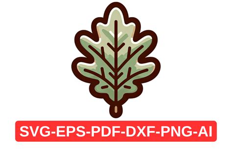 Oak Leaf Clipart Svg Vector Art Graphic By Artful Assetsy · Creative