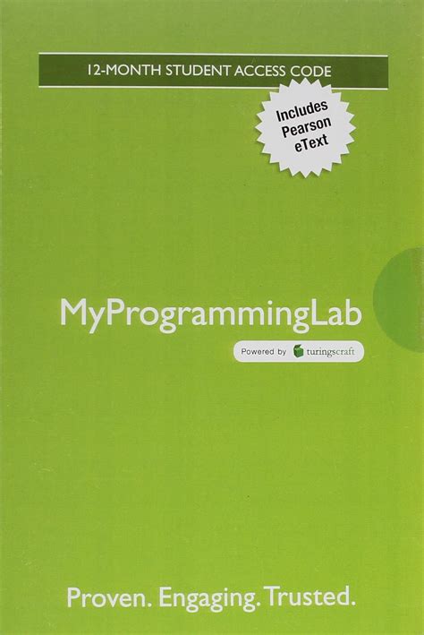 Amazon Co Jp MyLab Programming With Pearson EText Access Card For