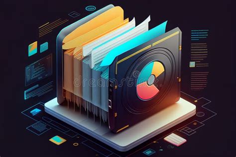 Cyber Security The Digital Crime Concept And Data Protection From Hackers Stock Illustration