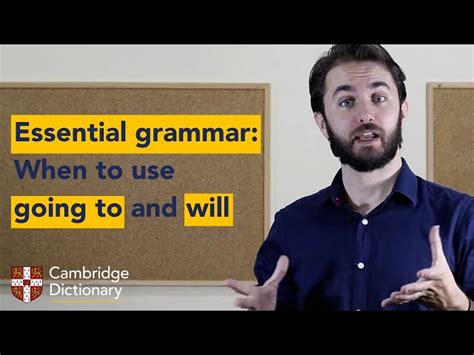 How To Use Going To And Will Gene English Esl Video Lessons