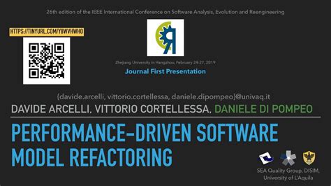 Performance Driven Software Model Refactoring Speaker Deck