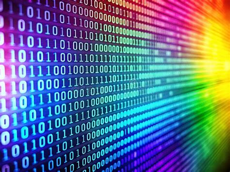 Abstract Binary Code Background A Minimalist Digital Data Stream For