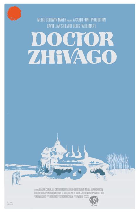 Doctor Zhivago Original Movie Poster Behance