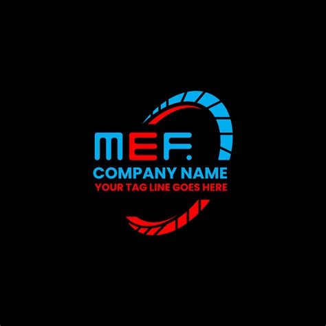 Mef Letter Logo Creative Design With Vector Graphic Mef Simple And Modern Logo Mef Luxurious
