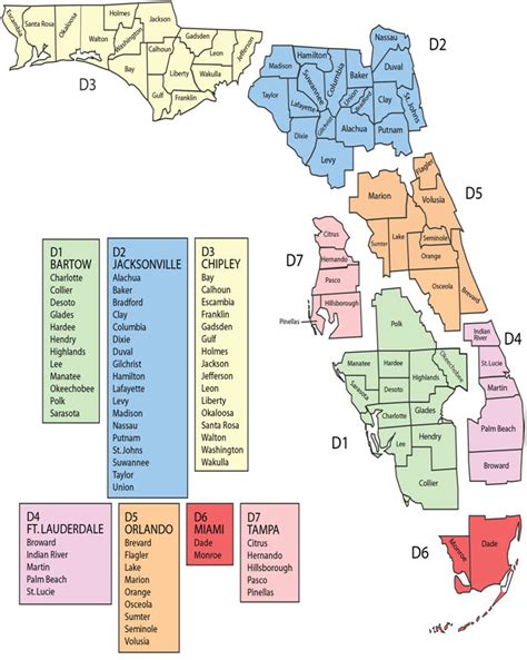 Fdot District Map Gadgets 2018