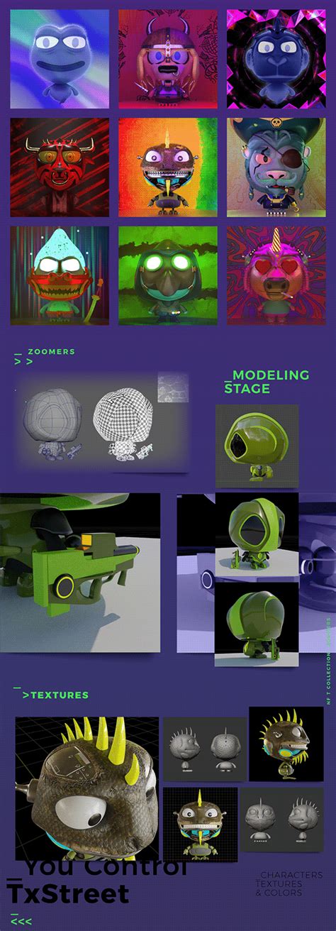 NFT Collection 3D Behance