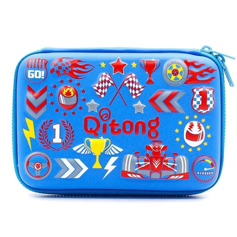 Qitong Blue Printed Pencil Box For School At Rs 30 Piece In Raigad