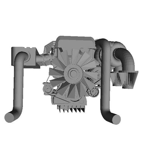 Stl File Twin Turbo I6 Engine 🏠・model To Download And 3d Print・cults