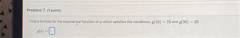 solved problem 7 1 ﻿point find a formula for the