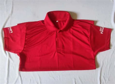 Plain Men Red Cotton Polo T Shirt At Rs 210piece In Pune Id 27476924248