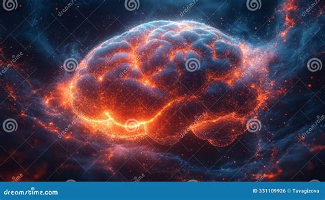 Glowing Neural Network Generative Ai Stock Illustration Illustration Of Nodes Digitalart