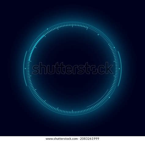 Sci Fi Futuristic Circular User Interface Stock Vector Royalty Free