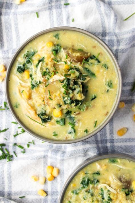 Instant Pot Creamy But Healthy Corn And Chicken Soup Eats By April
