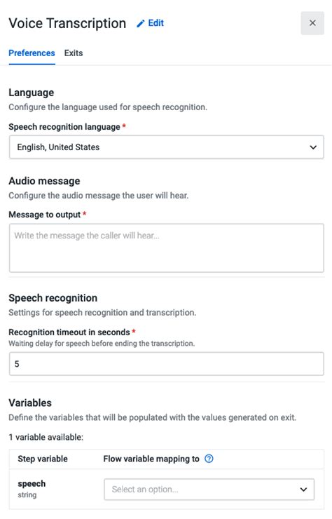 voice transcription