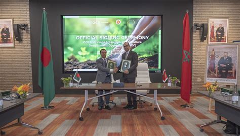 Engrais Ocp Nutricrops Signe Un Accord Stratégique Avec Le Bangladesh