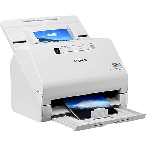 Customer Reviews Canon ImageFORMULA RS Photo And Document Scanner White RS Best Buy