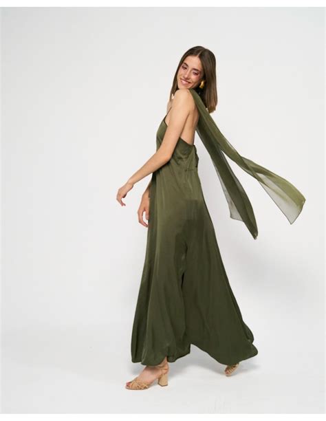 Long Chiffon Cape In Hunter Green Color Invitadisima