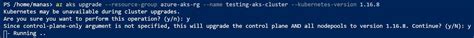 Azure Upgrade An Aks Cluster In Steps Devopszones